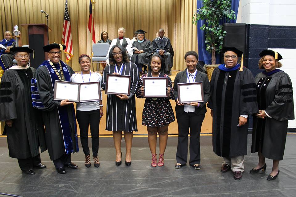 SAU Scholars recognized during 2017 Honors Convocation - Saint Augustine's University